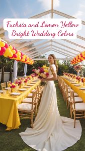 Bright Wedding Color Schemes That Will Wow Your Guests