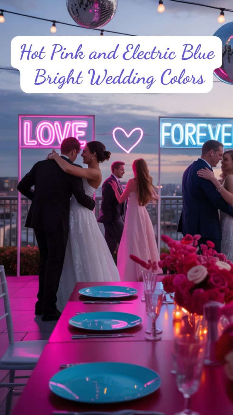 Bright Wedding Color Schemes That Will Wow Your Guests