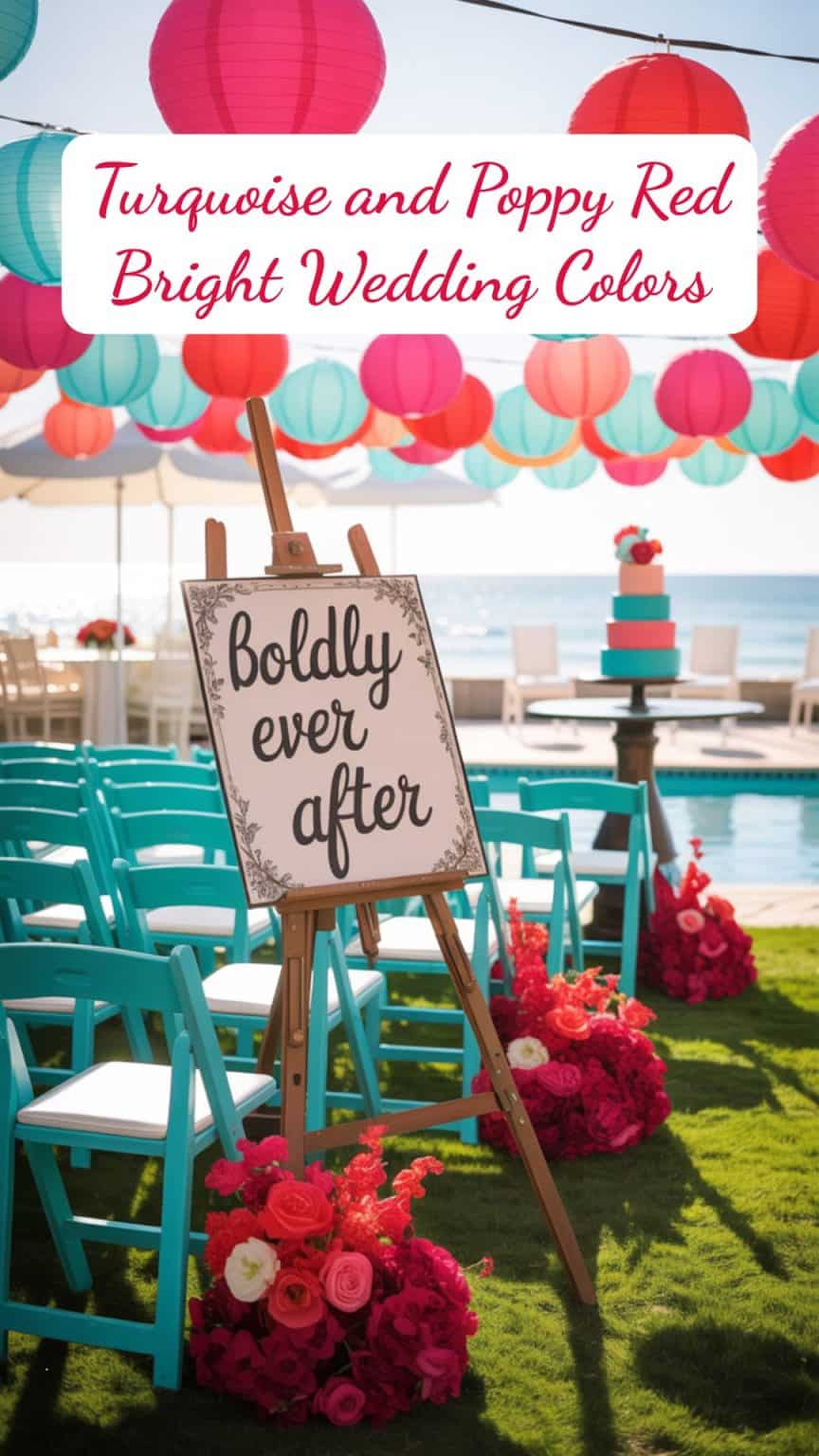 Bright Wedding Color Schemes That Will Wow Your Guests