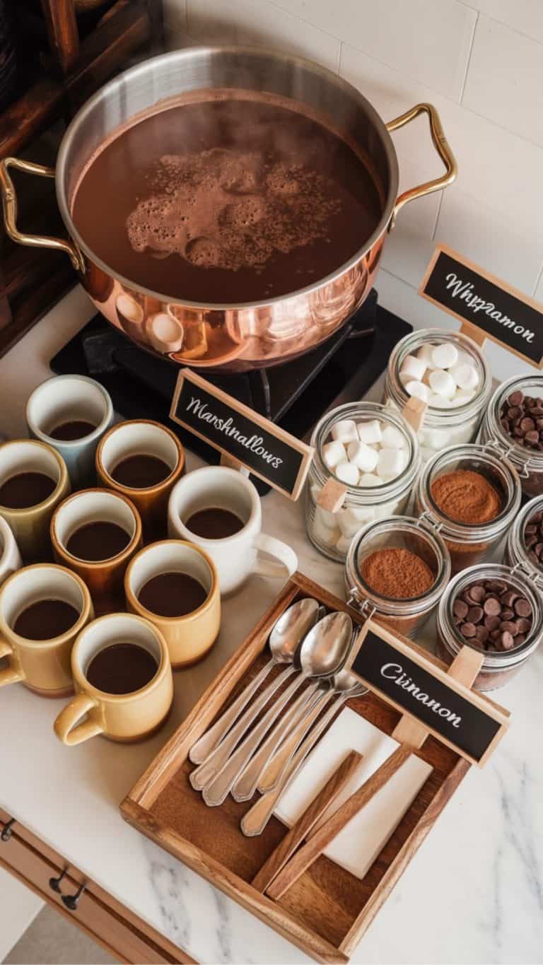 Cozy Hot Chocolate Station Ideas for Winter Gatherings